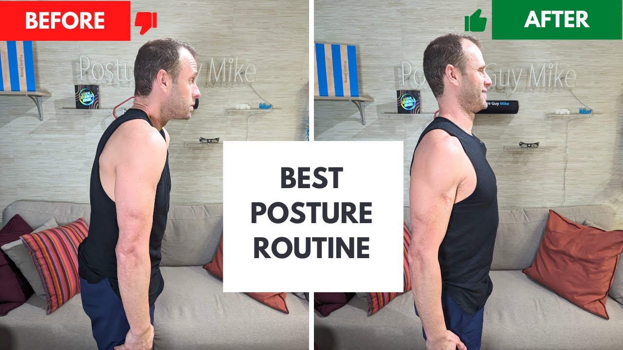 How To Fix Your Posture Easy Home Exercises To Fix Your Posture Youtube