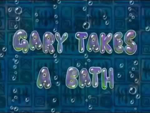 Gary Takes A Bath Title Card Youtube
