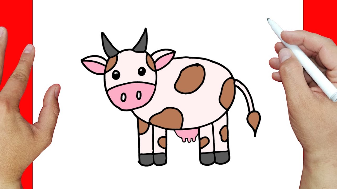 Como Dibujar Una Vaca Facil Paso A Paso Dibujos Fáciles Youtube