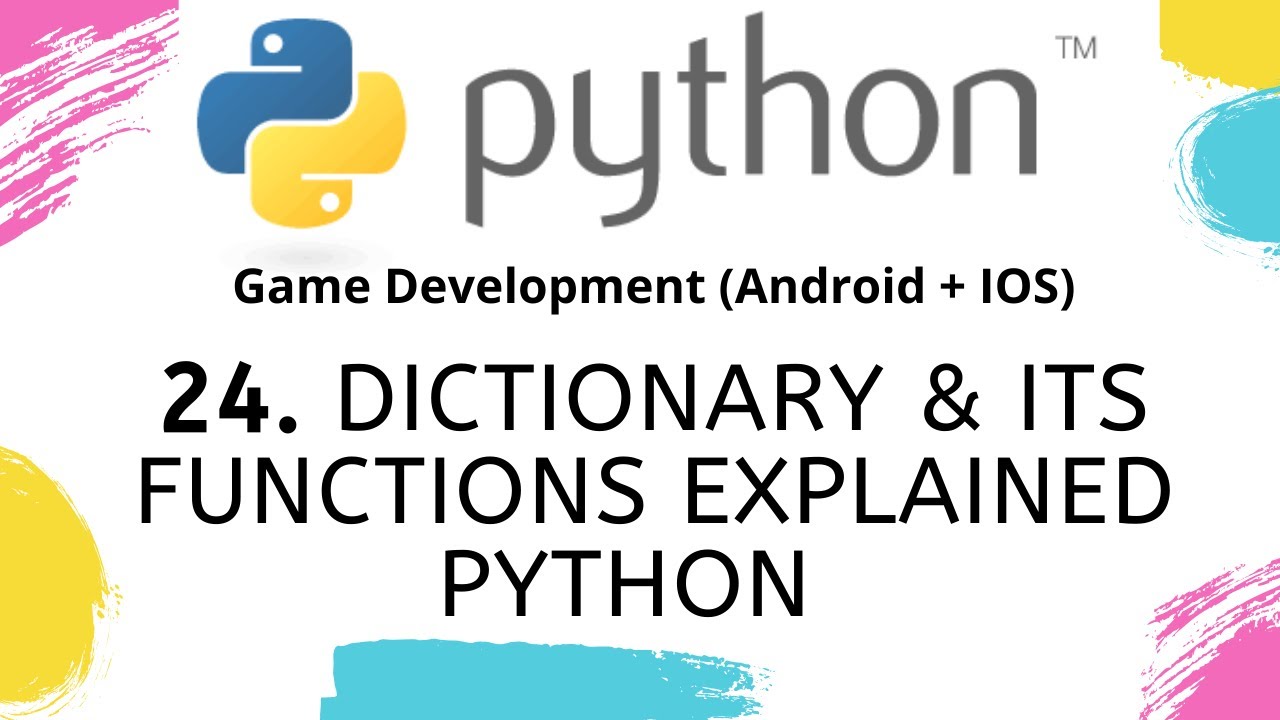Dictionary Its Functions Explained Python Tutorials For Absolute