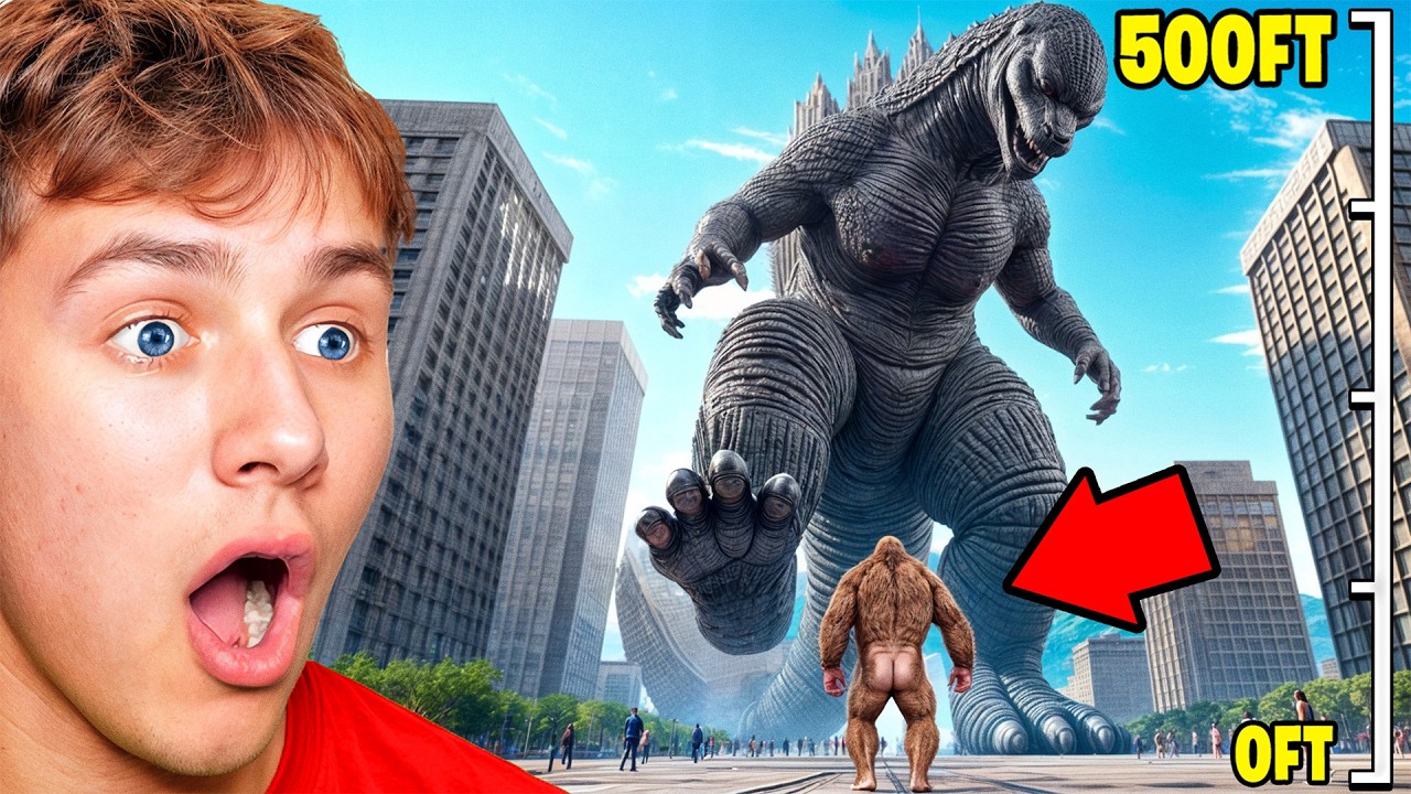 Reacting To Monster Size Comparison Youtube