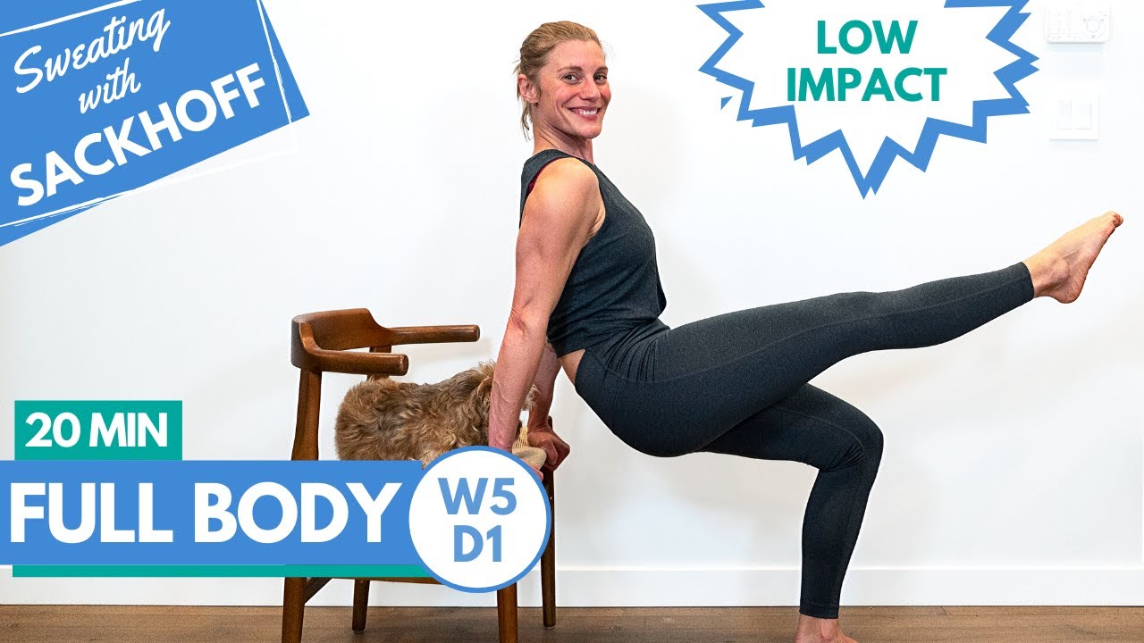 Low Impact Full Body Week 5 Day 1 With Katee Sackhoff Youtube