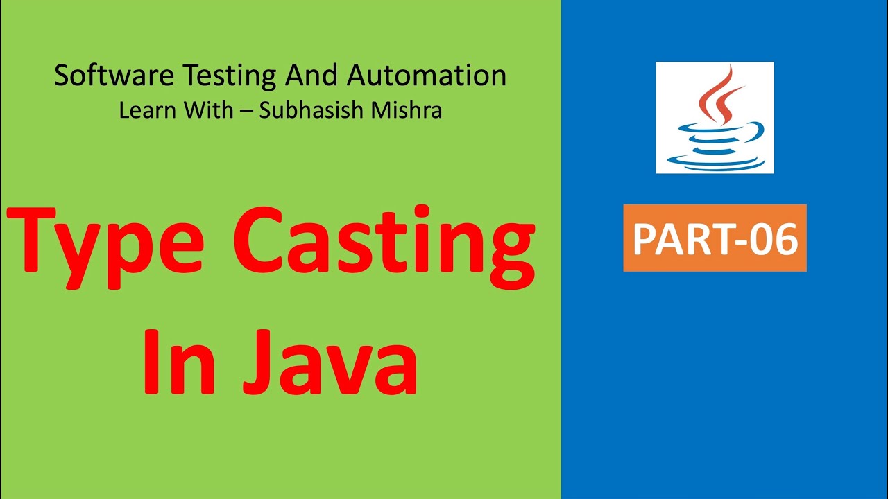 06 Type Casting In Java Youtube
