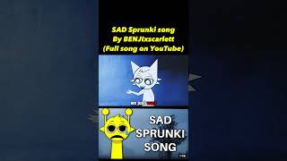 Sad Sprunki Song Animated Music Video Incredibox Sprunki Benjixscarlett