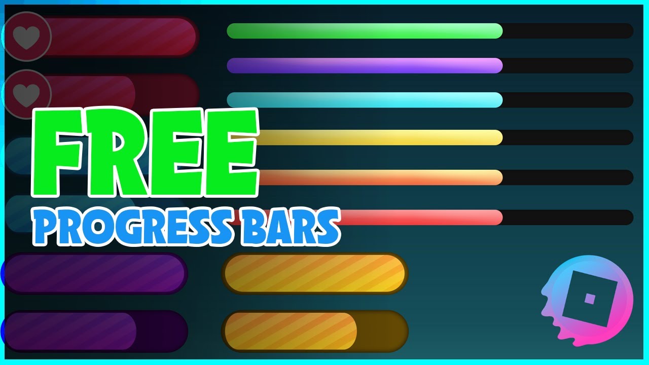 рџњџ Free Roblox Progress Bars Game Ui Template Product Preview Youtube