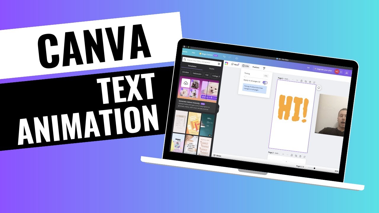 Animate Text In Canva Step By Step Guide Youtube