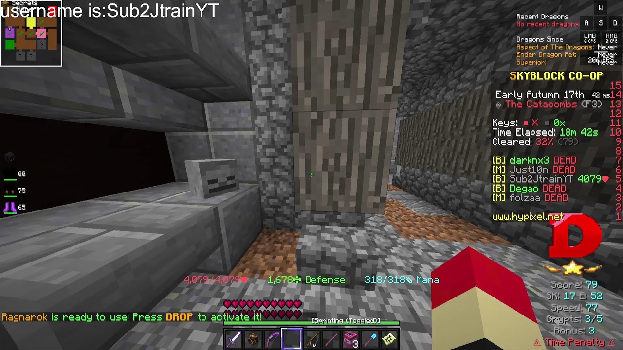 Playing Hypixel Skyblock Day 10 Youtube