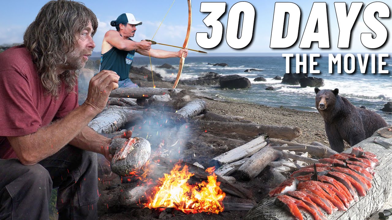 30 Day Survival Challenge Vancouver Island The Movie Fishing