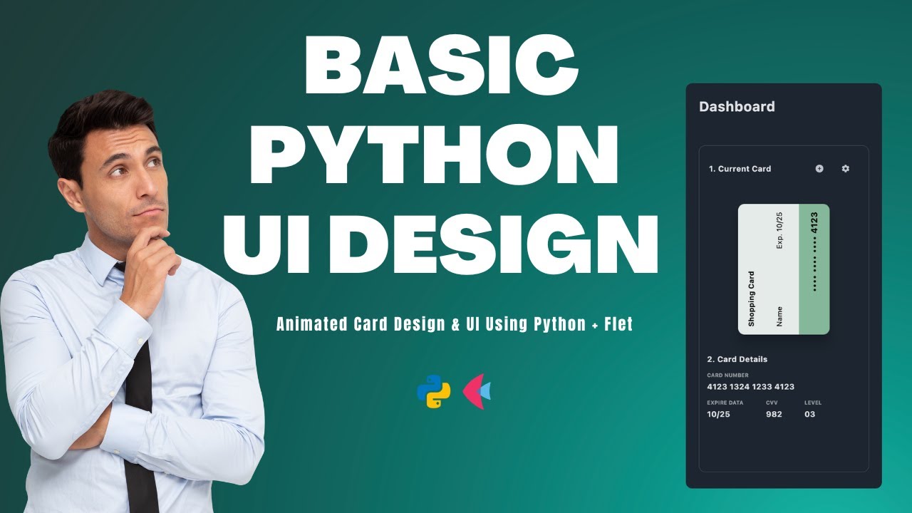 Python Tutorial For Beginners Ui Design Layout Youtube
