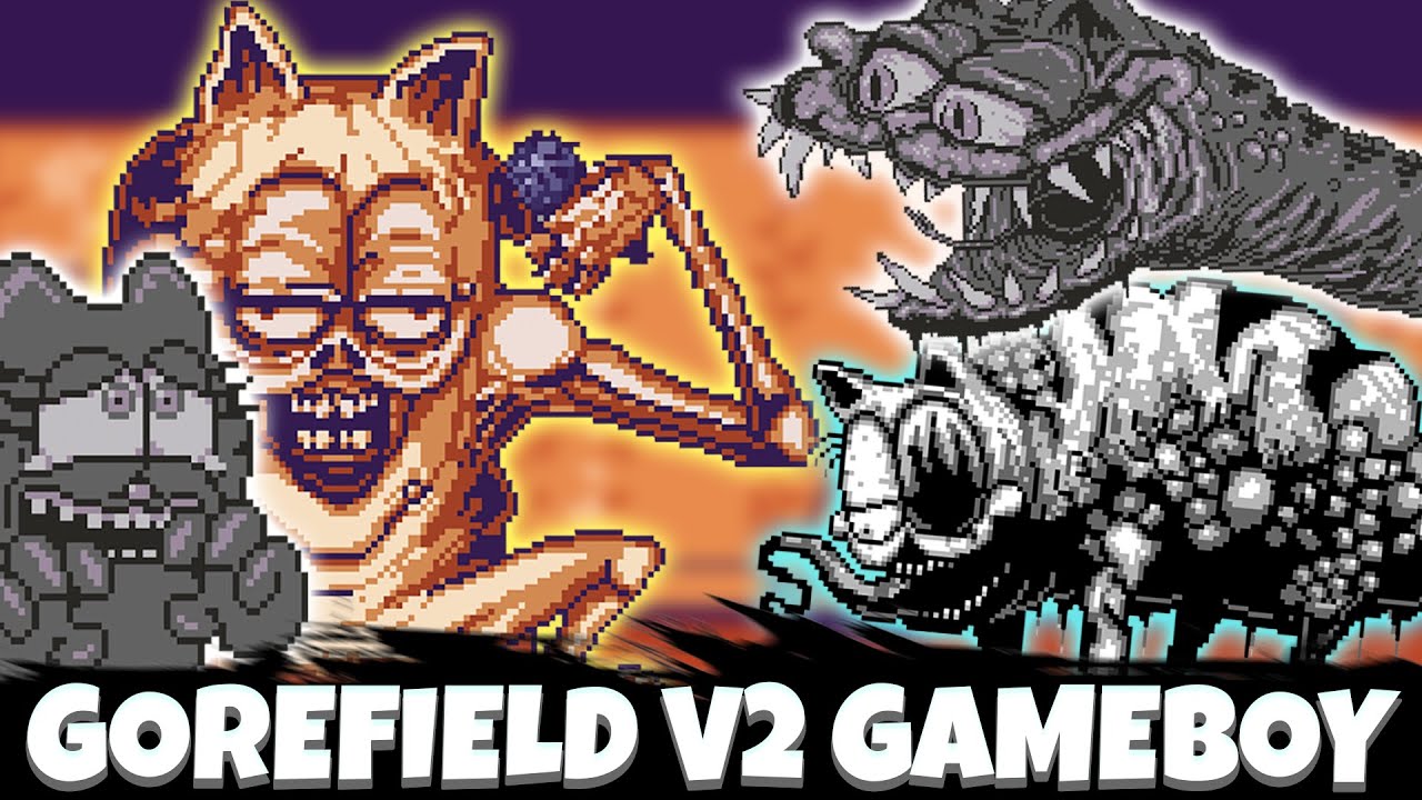 Gorefield V2 Gameboy D Vs Friday Night Funkin Demo Build Fnf Mod