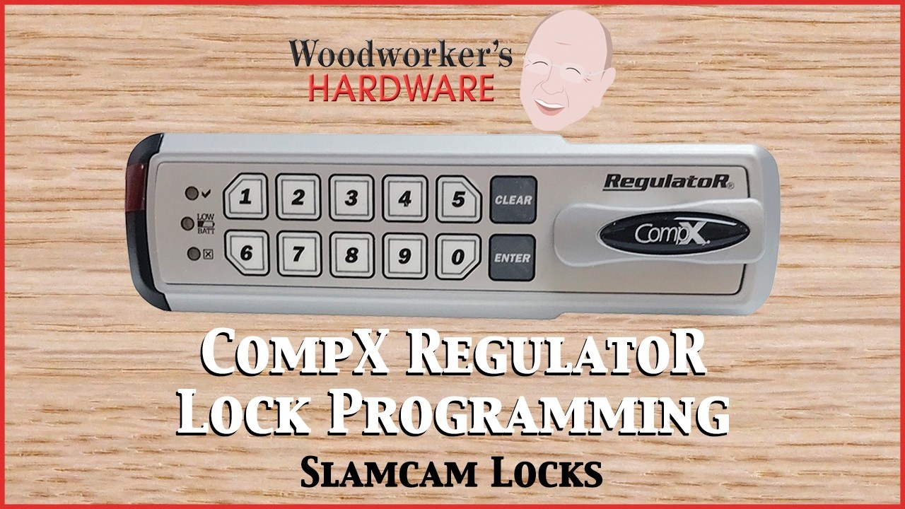 How To Program The Compx Regulator Lock For Slam Cam Use Self Locking