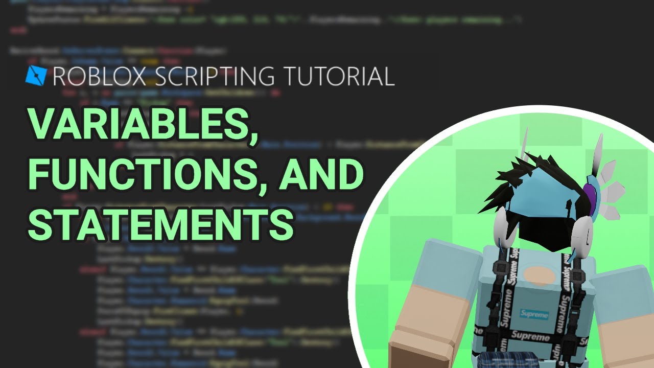 Roblox Scripting Tutorial Episode 2 Variables Functions And