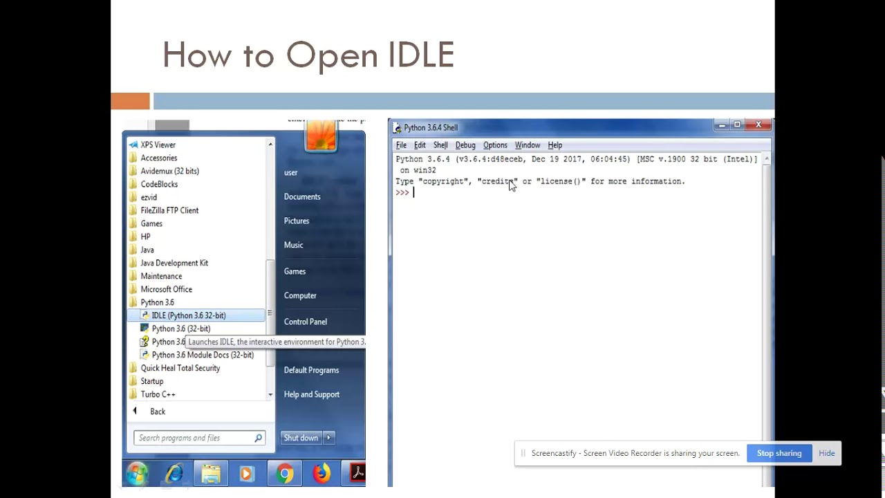 Python Idle Integrated Development And Learning Environment