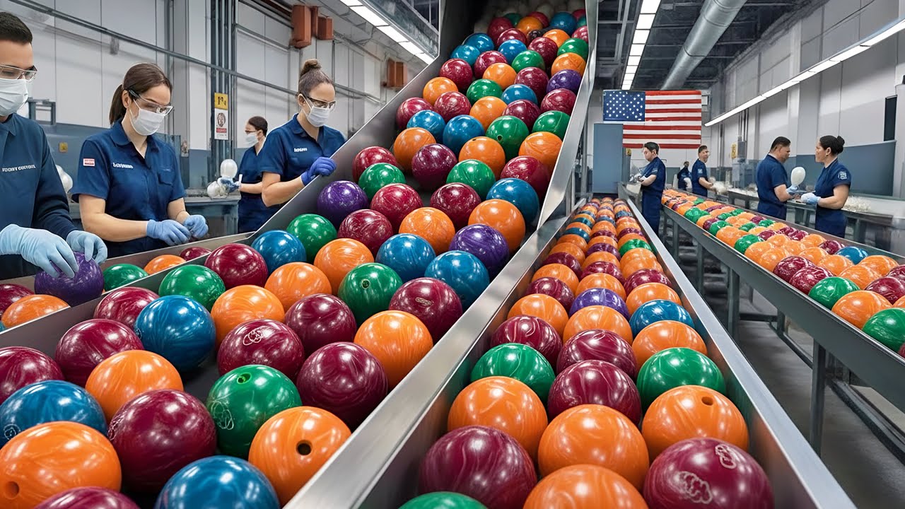 How It S Made Bowling Balls Golf Balls Youtube