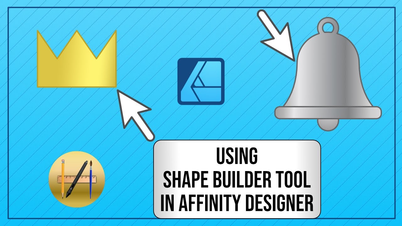 Using Shape Builder Tool In Affinity Designer 2 The Process Of