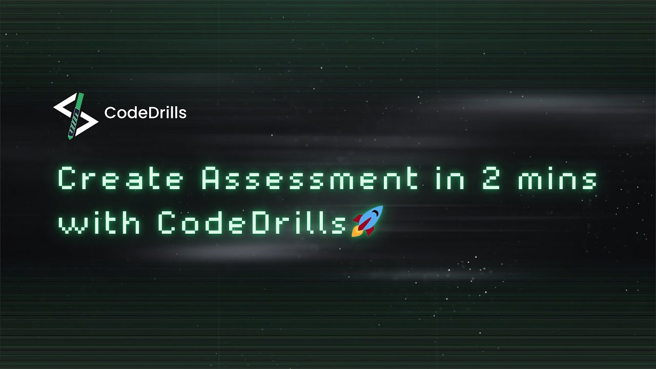 How To Create An Assessment On Codedrills Step By Step Guide Youtube
