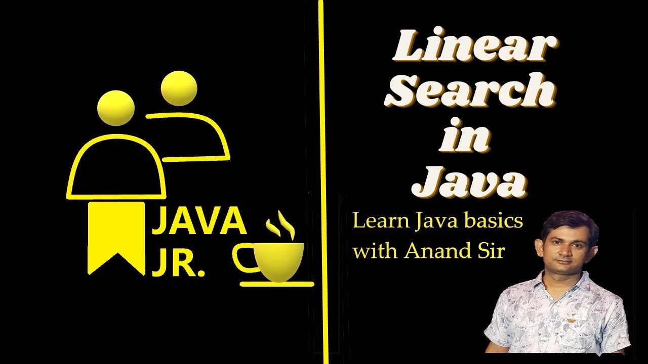 Linear Search In Java Youtube