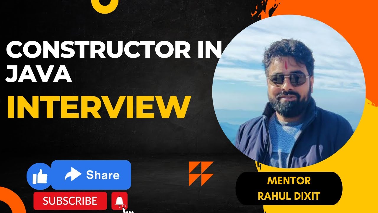 Lecture 6 Constructor In Java Youtube