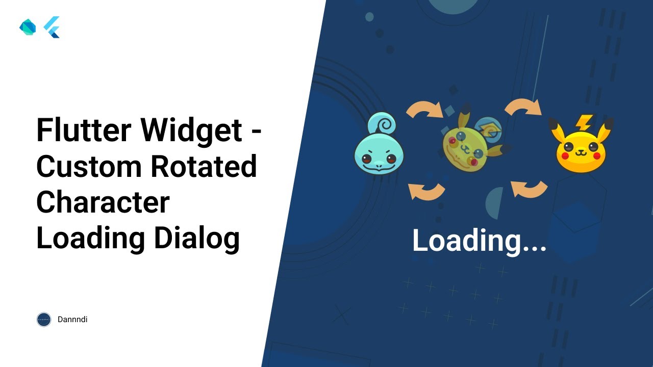 Flutter Ui Custom Loading Dialog With Animation Speed Code Youtube