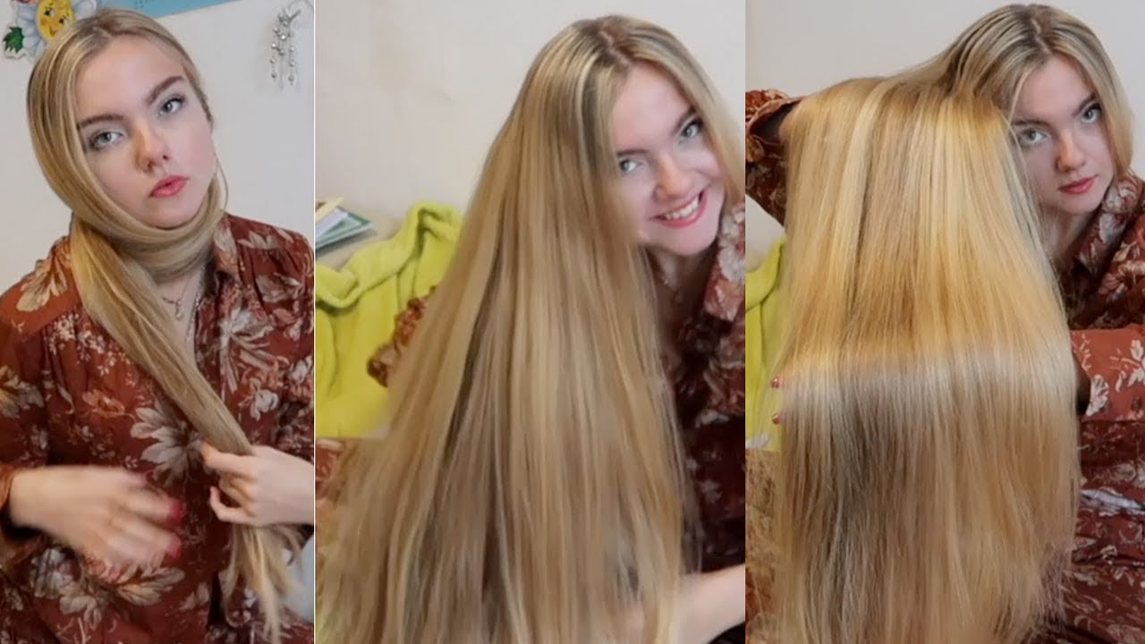 Realrapunzels Blonde Silk In Bed Preview Youtube