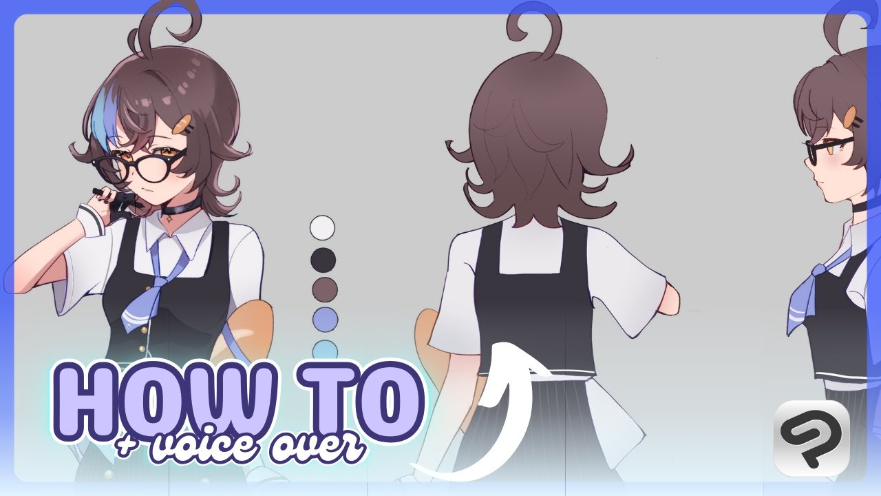 Making My Oc S Reference Sheet Speedpaint Tutorial Youtube