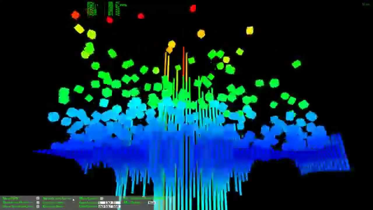 Unity3d Spectrube Update2 Spectrum Visualizer Moving Cubes