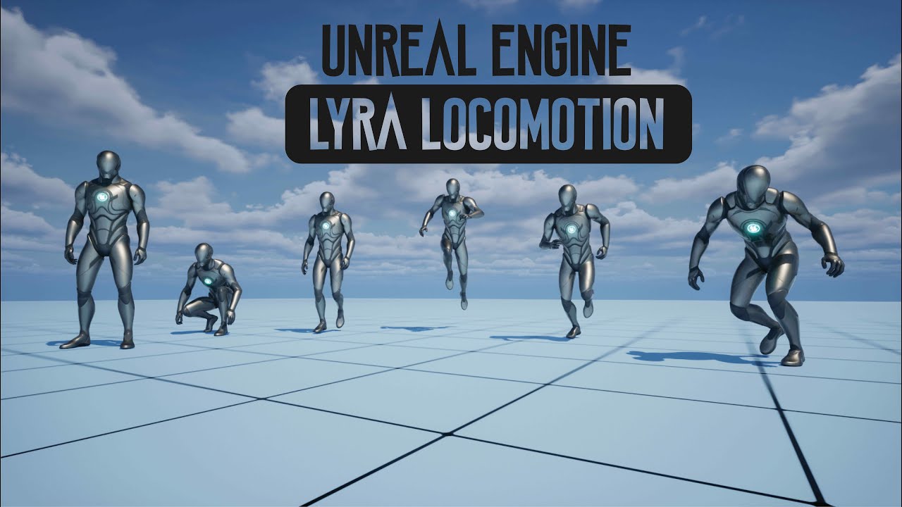 Unreal Engine 5 Basic Locomotion Using Lyra Animations Beginner