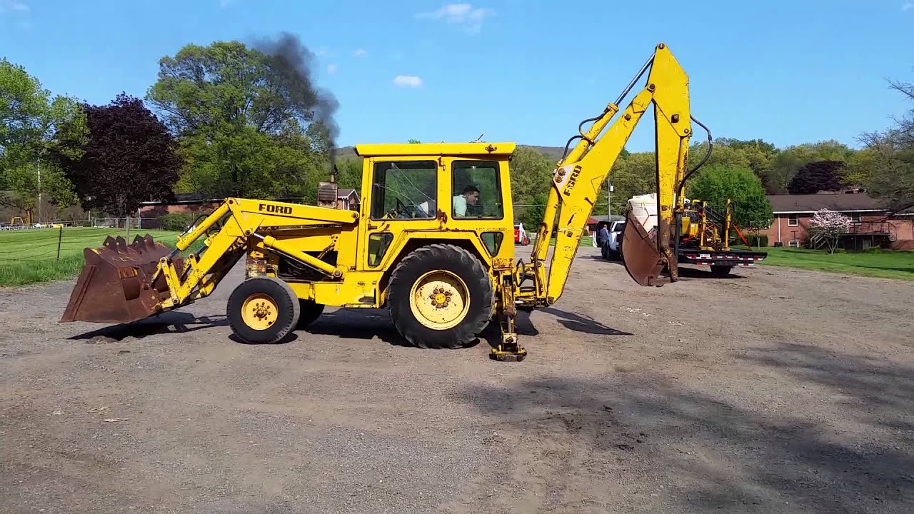 Ford 7500 Backhoe Youtube