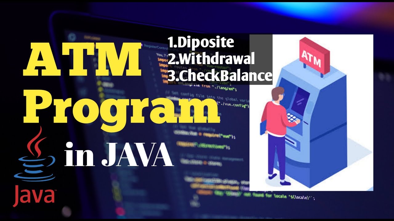 Atm Program In Java Abstract Class Abstract Methods Super Keyword