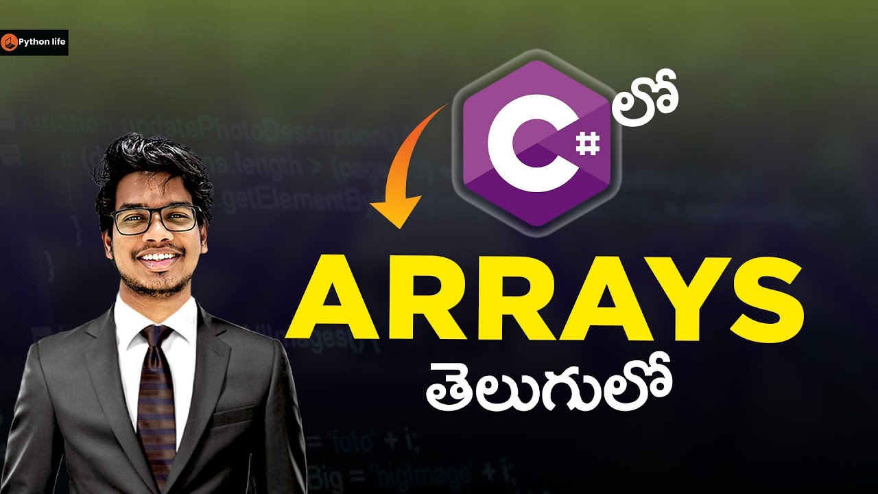 Arrays In C In Telugu Youtube