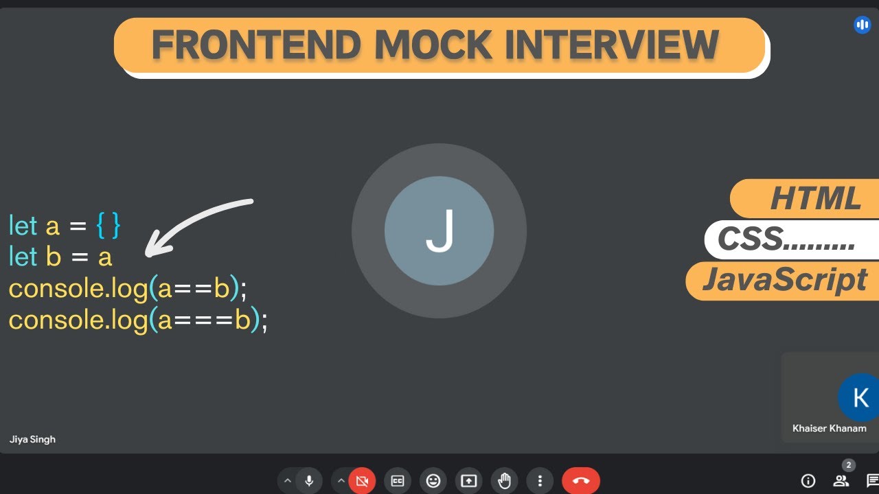 Fresher S Frontend Interview Html Css And Javascript Mock