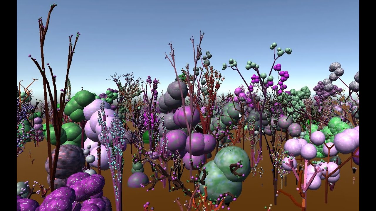 Unity Dots Growing My Own Procedural Garden Using L System 03 300k