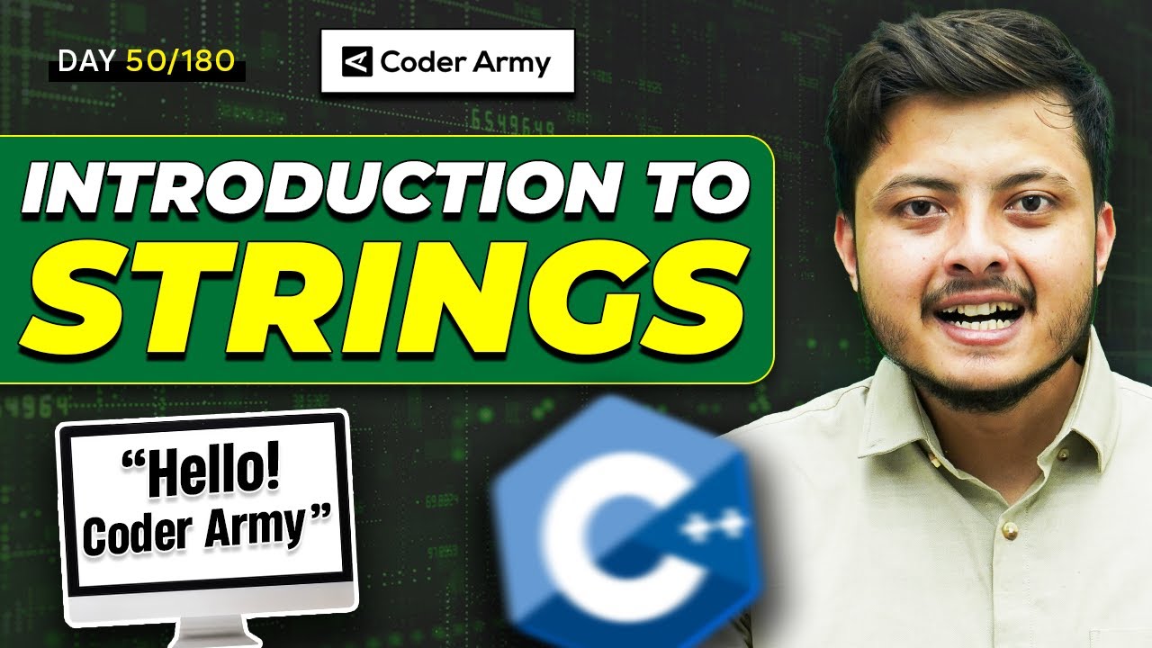 Introductions To Strings In C Youtube