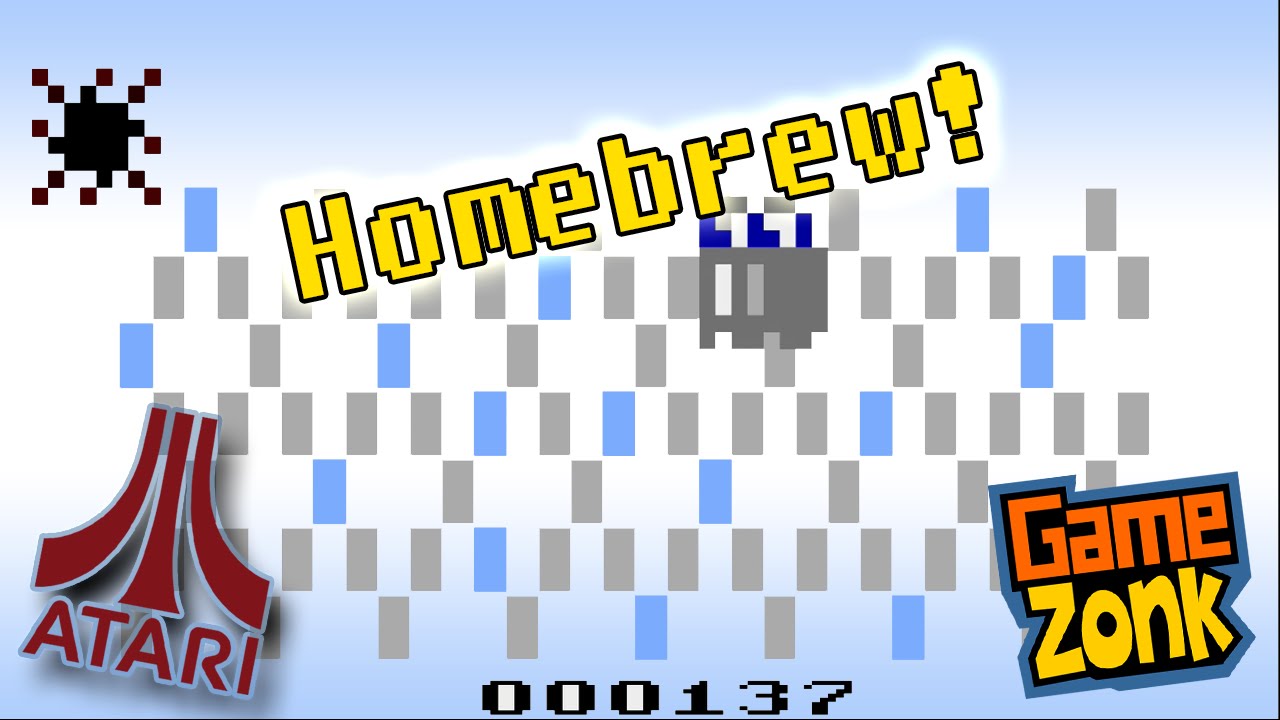 Wal Rush Atari 2600 Homebrew Batari Basic Youtube