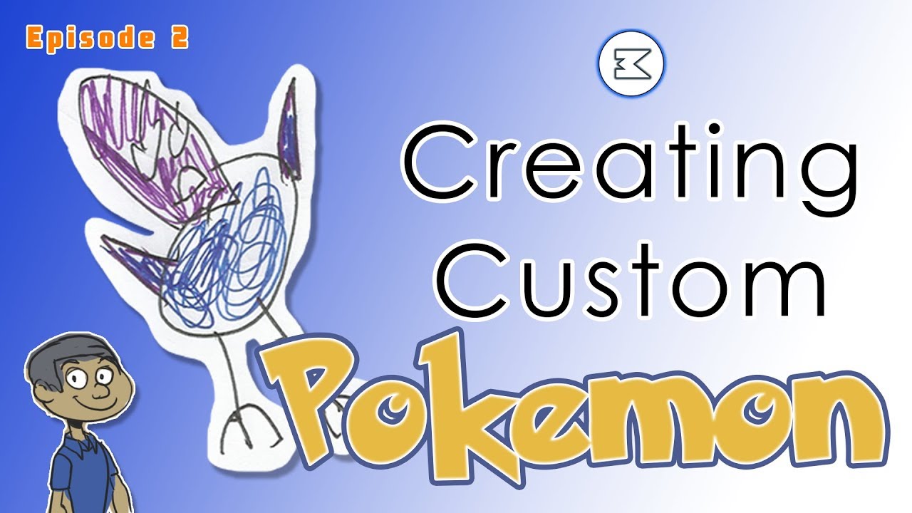 Creating Custom Pokemon Based On My Nephew S Drawings Ep 2