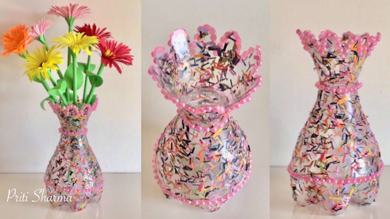 How To Make Plastic Bottle Flowers Vase Best Flower Site
