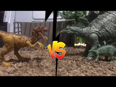 Dino Fights Stegosaurus Vs Velociraptor в ґпёџрџ рџ Youtube