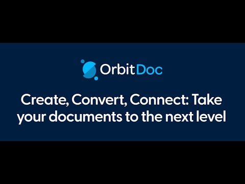 Edit A Pdf With Orbitnote Youtube