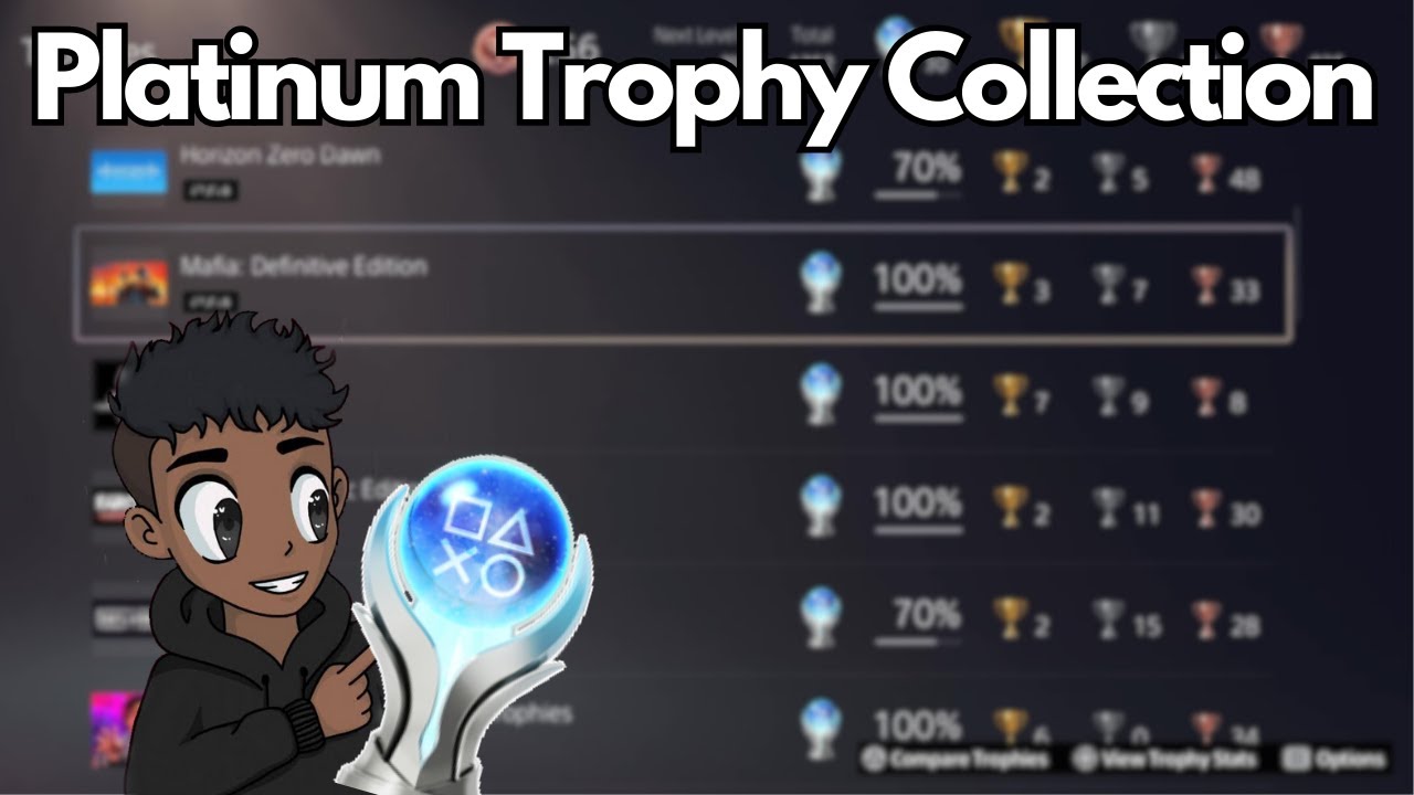 My Platinum Trophy Collection Youtube