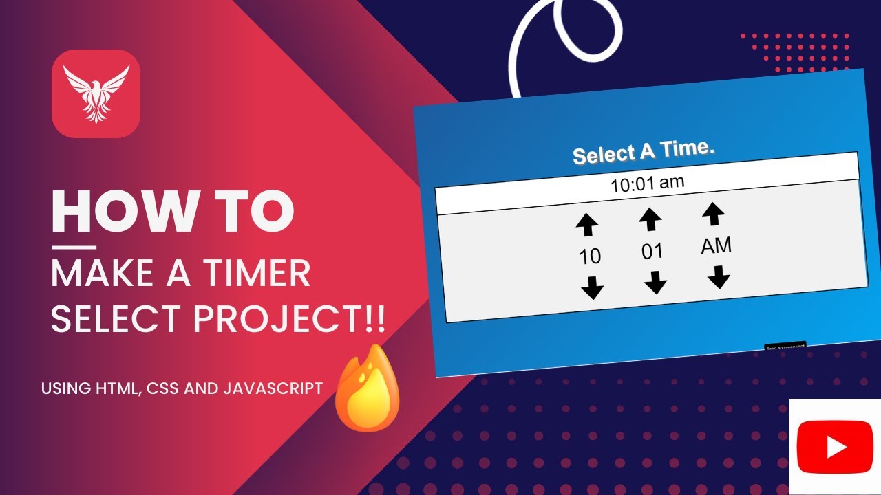 How To Make A Timer Select By The Vanila Javascript Timer Select