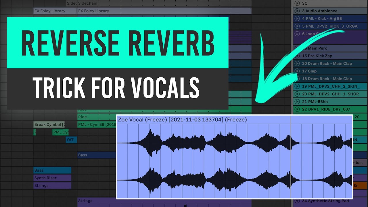 Vocal Reversed Reverb Effect Ableton Live Tutorial Solar Heavy Studios