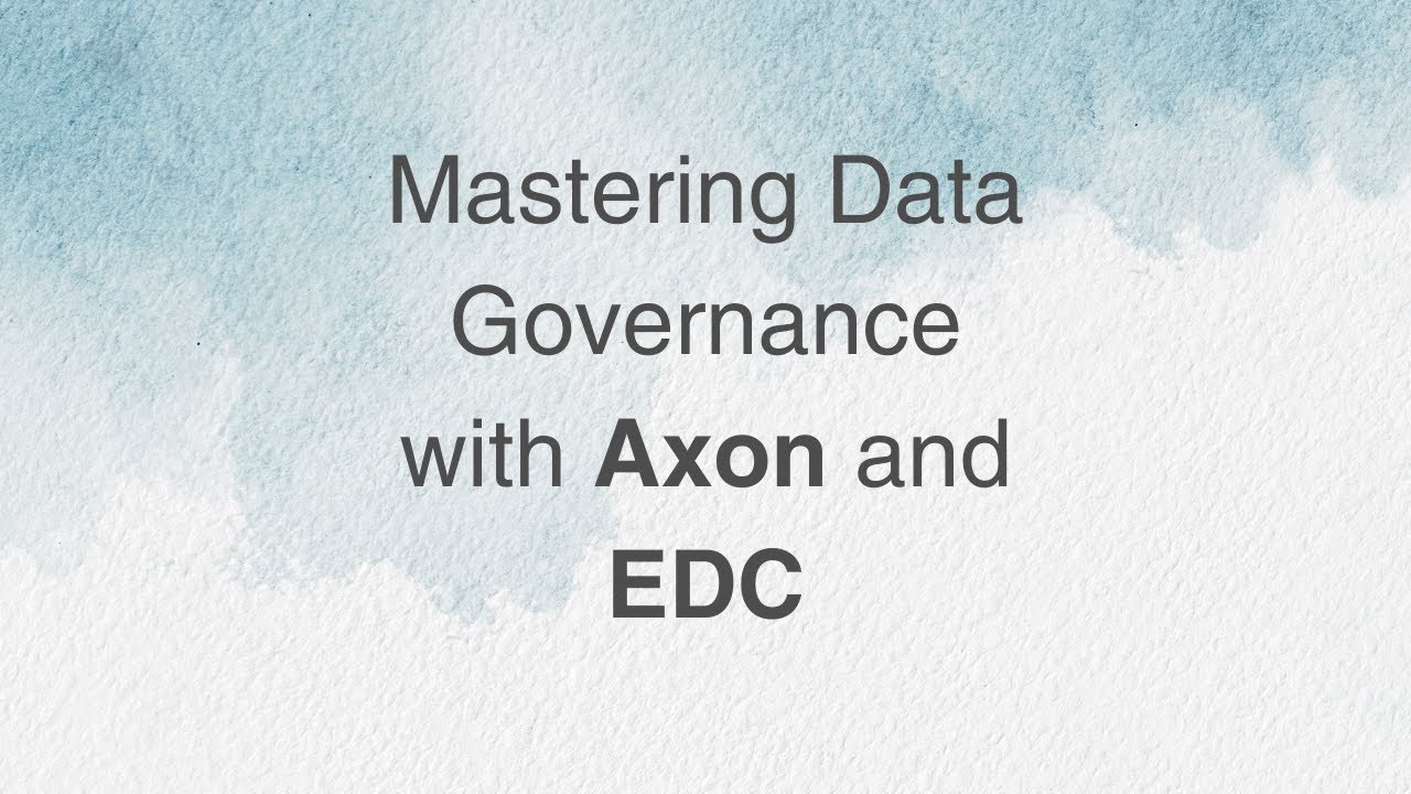Day 01 Introduction To Axon And Edc What Is Axon And Edc Youtube