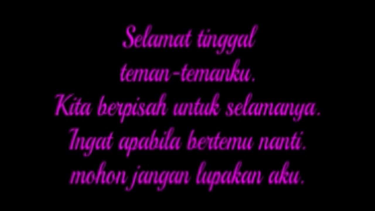 Lagu Perpisahan Sekolah Paling Sedih Lirik Samuel Has Clark