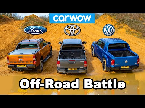 Vw Amarok Vs Ford Ranger Vs Toyota Hilux Off Road Battle Glasp