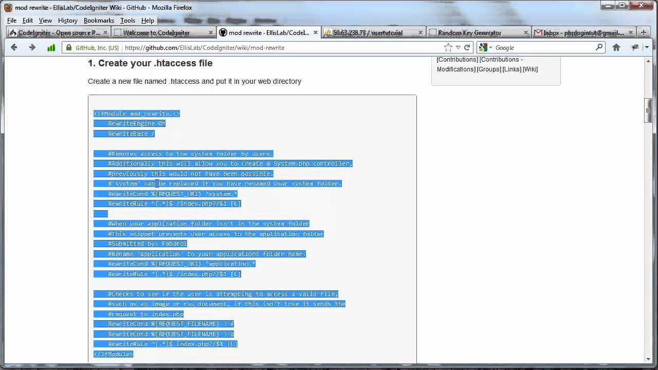 Codeigniter Tutorials Registration Login Part 1 13 Youtube