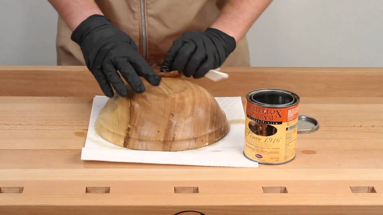 Applying A Waterlox Wood Finish Woodturning How To Youtube
