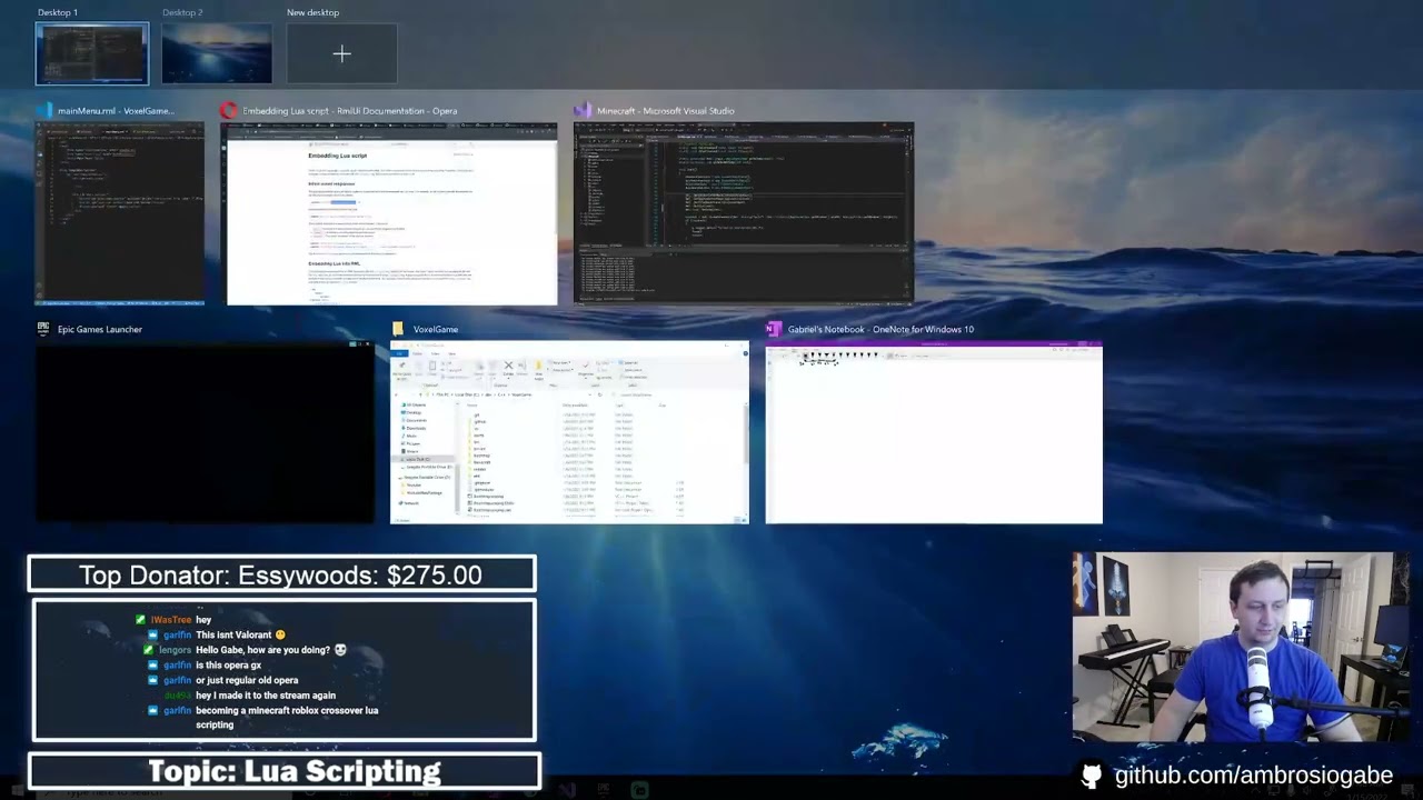 Adding Lua Scripting Coding Minecraft Live Ep 35 Youtube