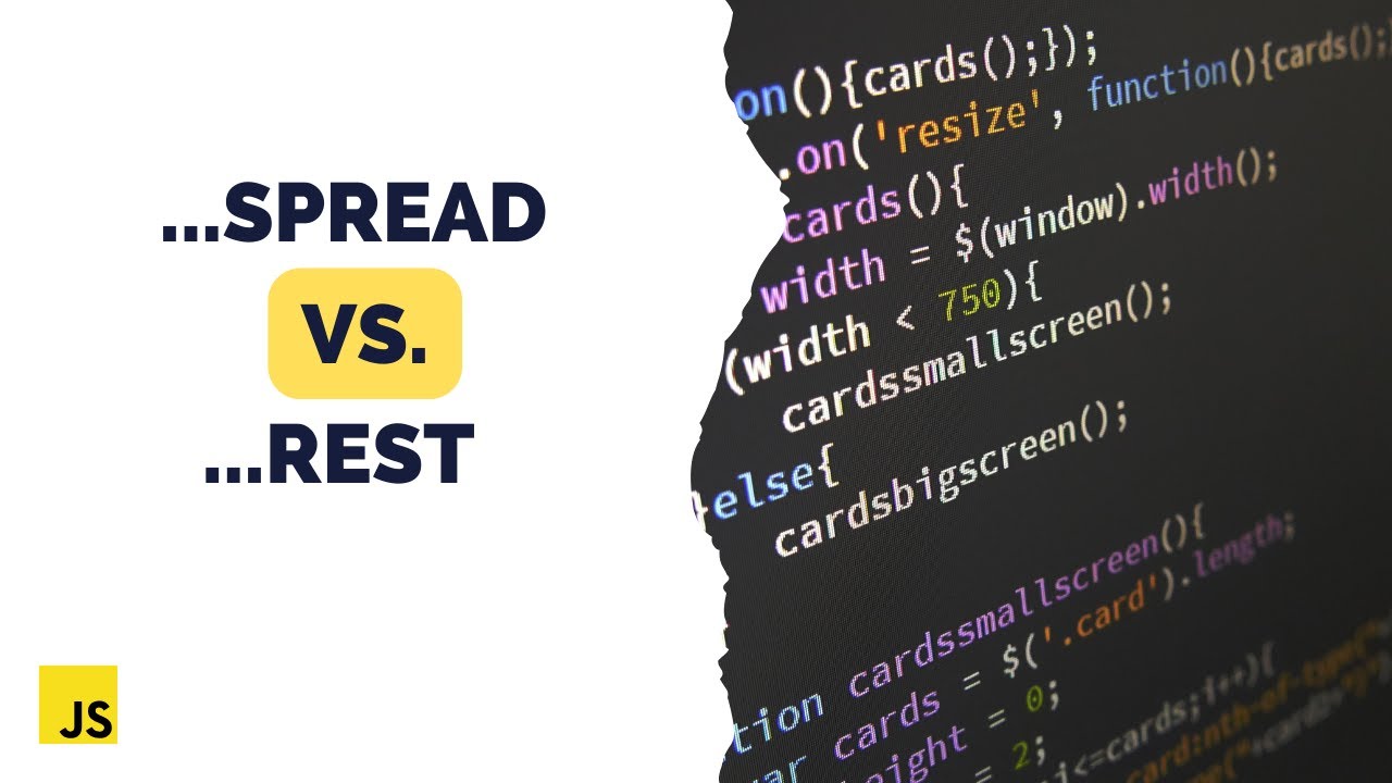 Javascript Spread Operator Vs Rest Operator Youtube