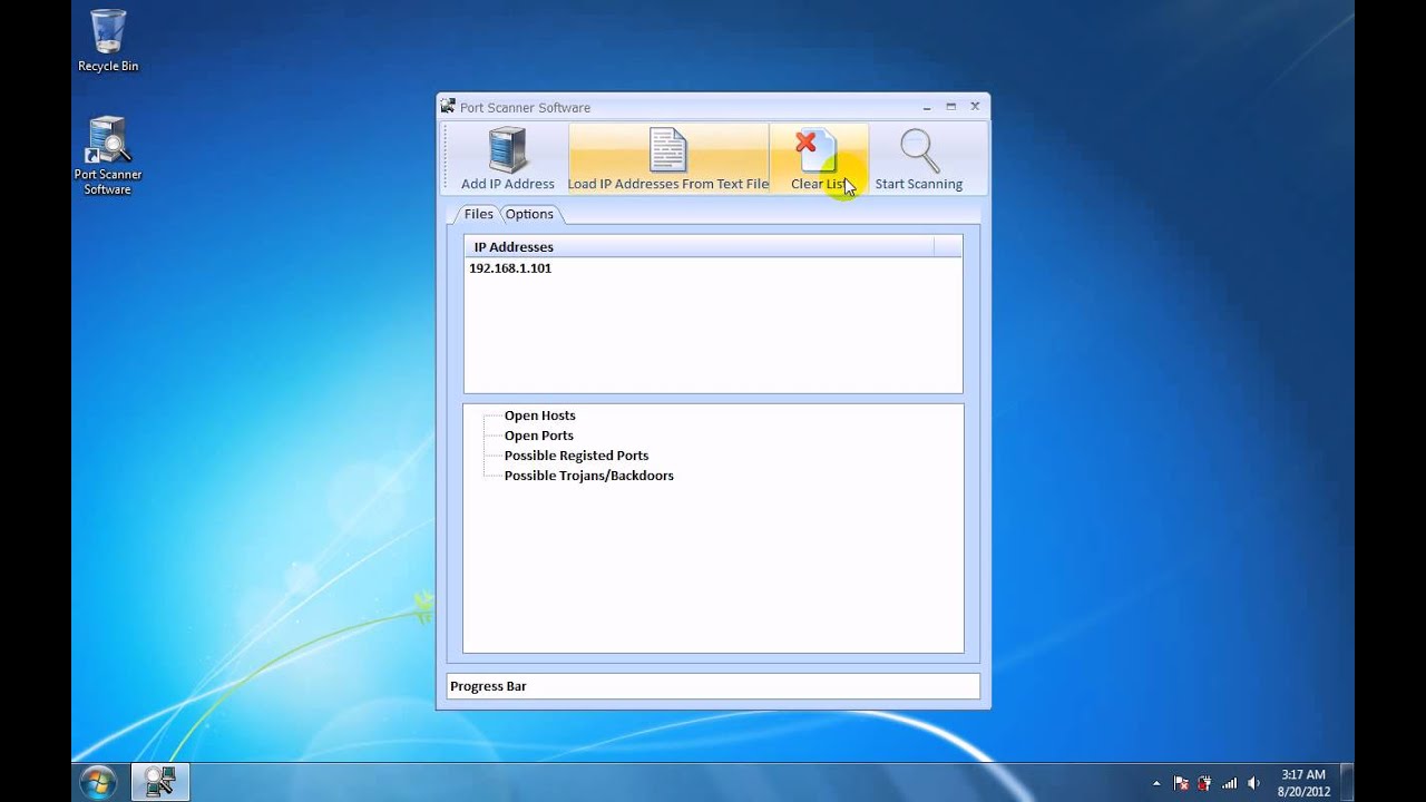 How To Use Port Scanner Software Youtube